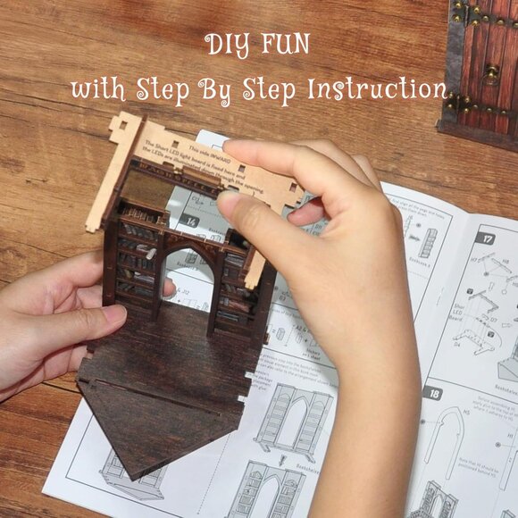 Other | Diy Book Nook Kit For Adults Infinite Magicspell Library ...